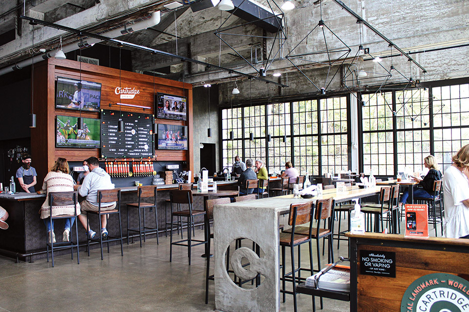Cartridge Brewing Offers Refreshing Stop on Scenic Trail